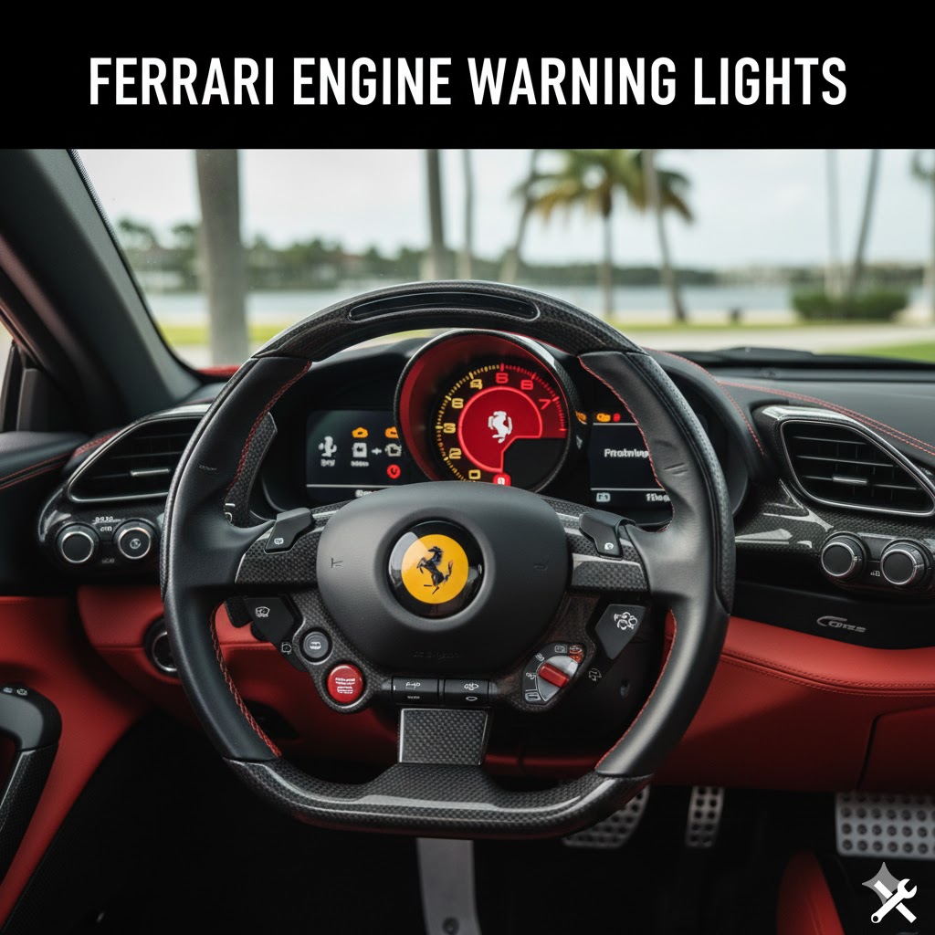 Ferrari Engine Warning Lights Explained | Fort Lauderdale Specialists ...